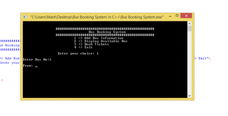 Simple Bus Booking System in C++ Free Source Code | SourceCodester